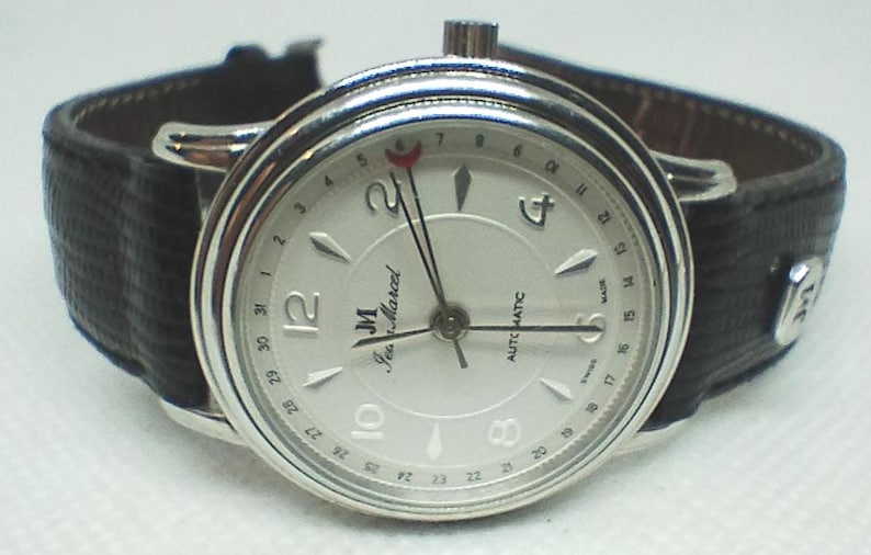 Vintage Jean Marcel Pointer Date Automatic Watch: Swiss Made 90's - Etsy