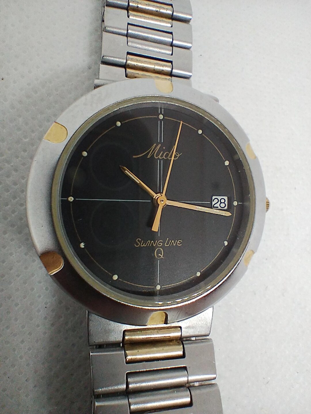 Vintage Unisex Quartz Watch Mido Swing Line Q Ref. 2530 Swiss Made - Etsy