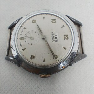 38 Mm Vintage Mens Military Style Fero Watch Swiss Made 50's. - Etsy