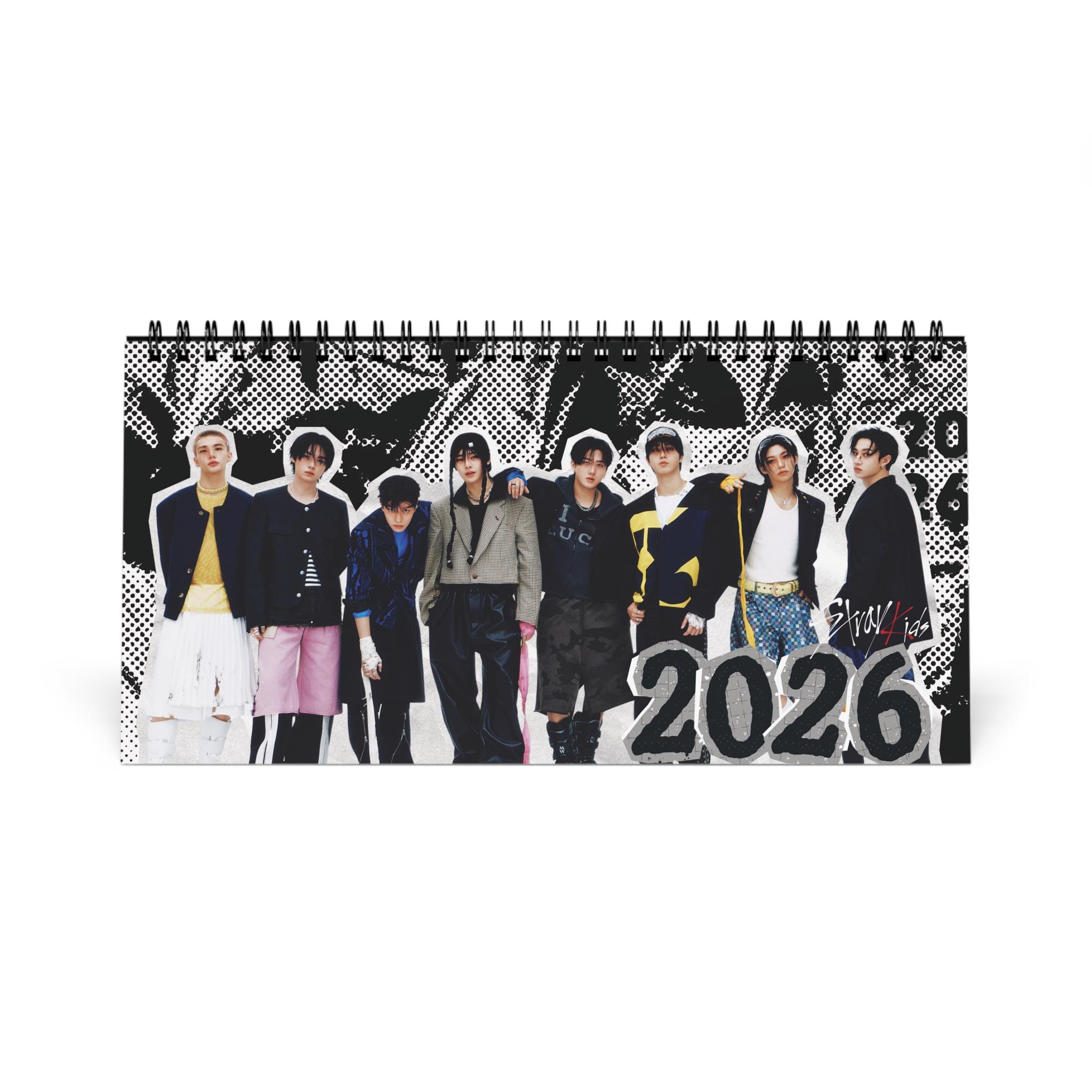 SKZ Desk Calendar 2026 | KPOP Merch 12 Months Customized Calendar for ...