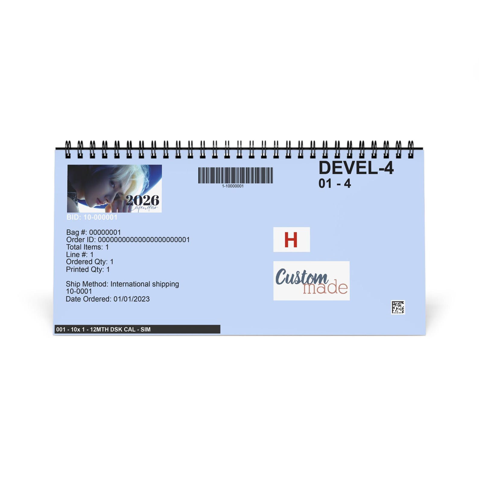 Seventeen Jun Desk Calendar 2026 | Wen Jun Hui KPOP Merch 12 Months ...