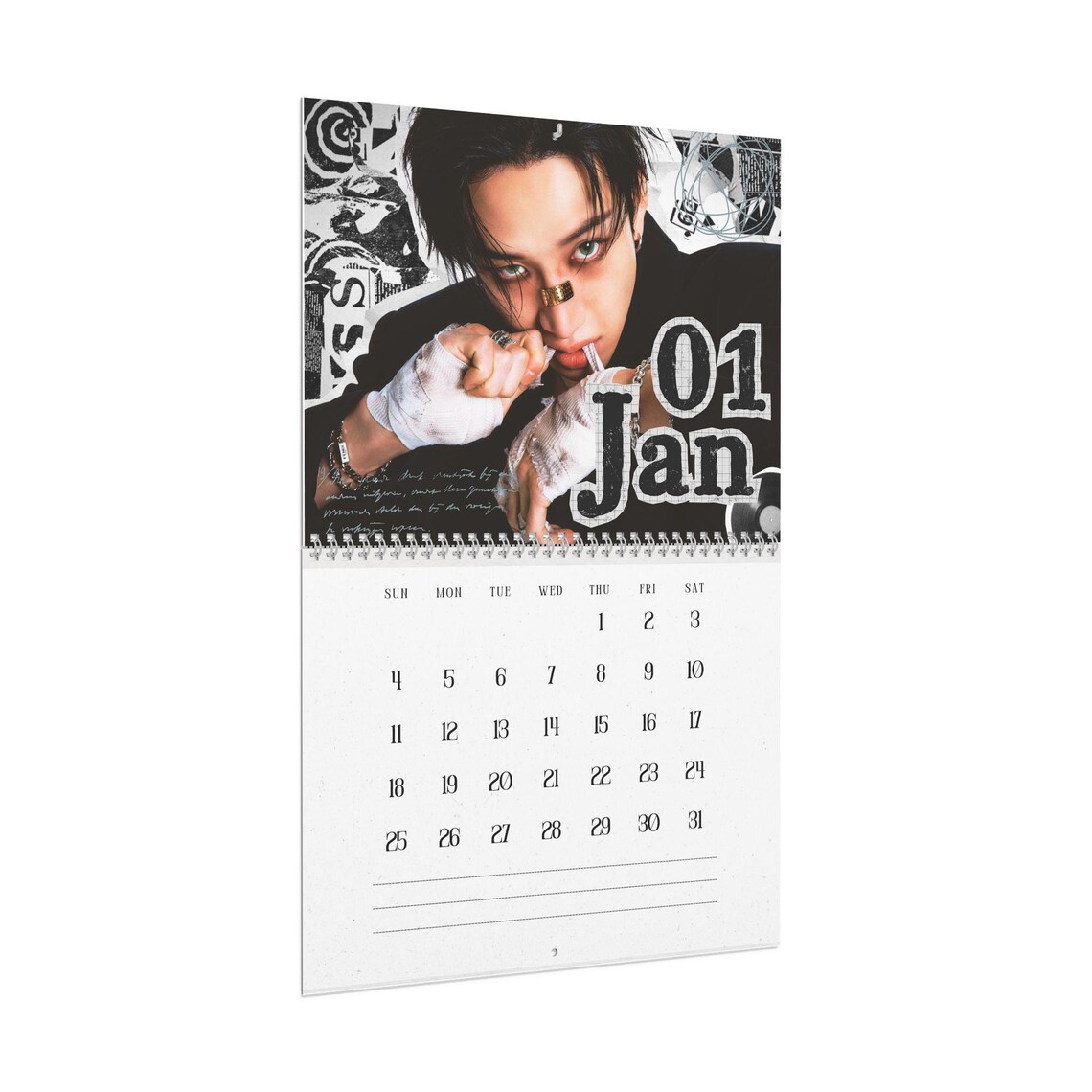 SKZ Wall Calendar 2026 | KPOP Merch Straykids 12 Months Customized ...