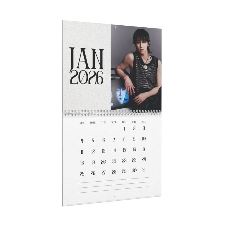 SVT The8 Xu Minghao Wall Calendar 2026 | KPOP Merch 12 Months ...