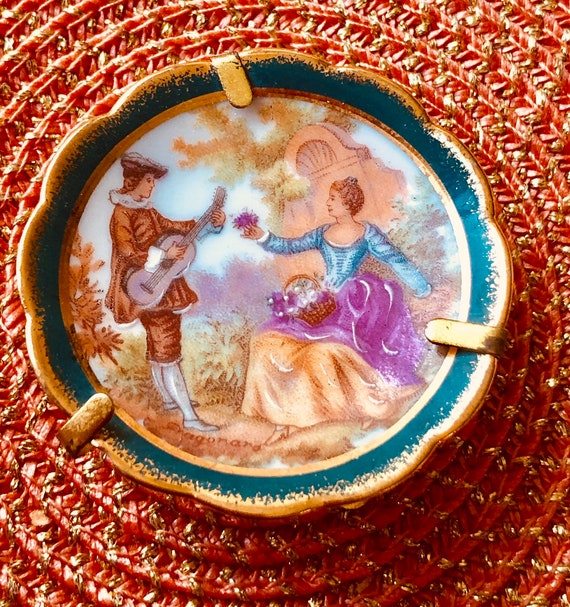 Romantic Miniature Plate Limoges France Hand-painted | Etsy