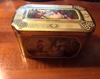 Vintage Otto Schmidt Tin, Old Tin, Vintage Tin, Candy Tin, Cookie Tin ...