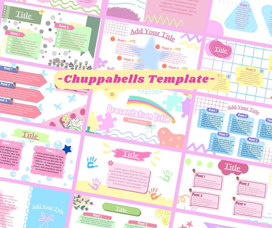 Cute Pastel Canva Presentation Template – 32 Slides | Fully Editable ...