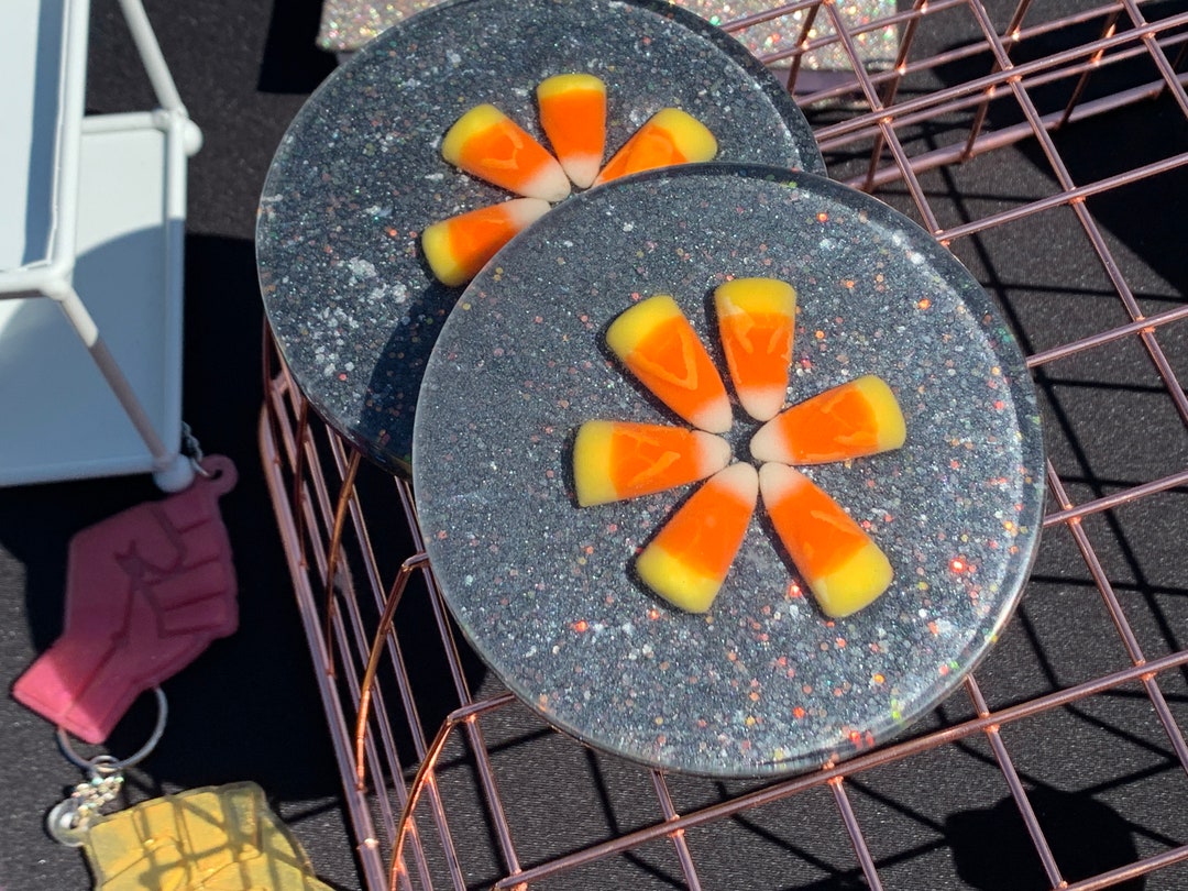 Candy Corn Coasters - Etsy