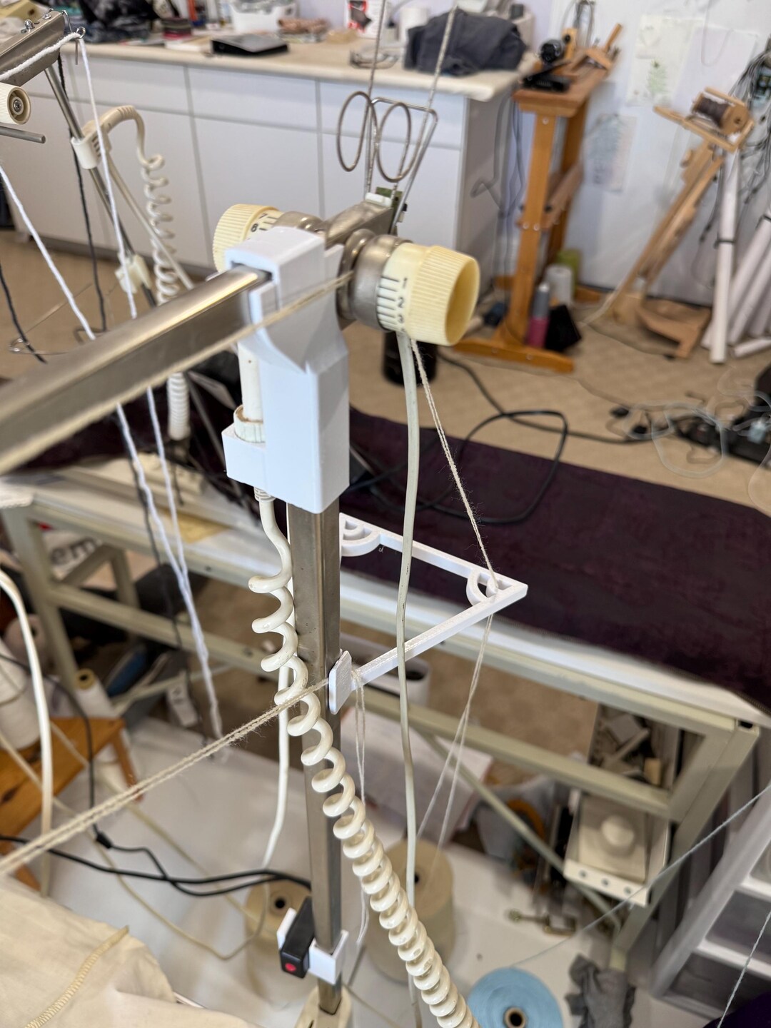 Passap E6000 Knitting Machine, Mast Head, CURL CORD Side Replacement ...