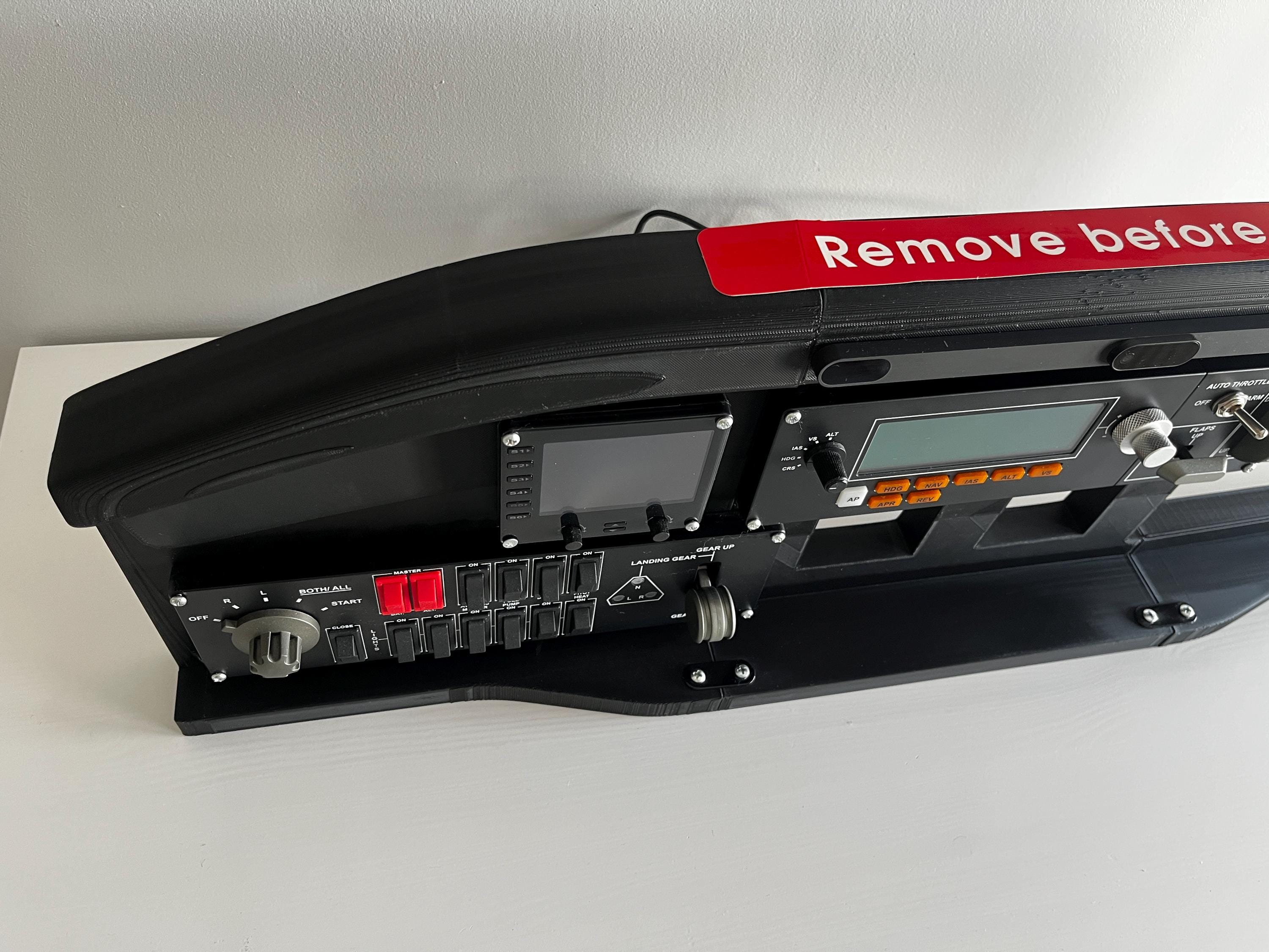 Dijital STL File Flight Simulator Cockpit for Logitech & Saitek Panels ...