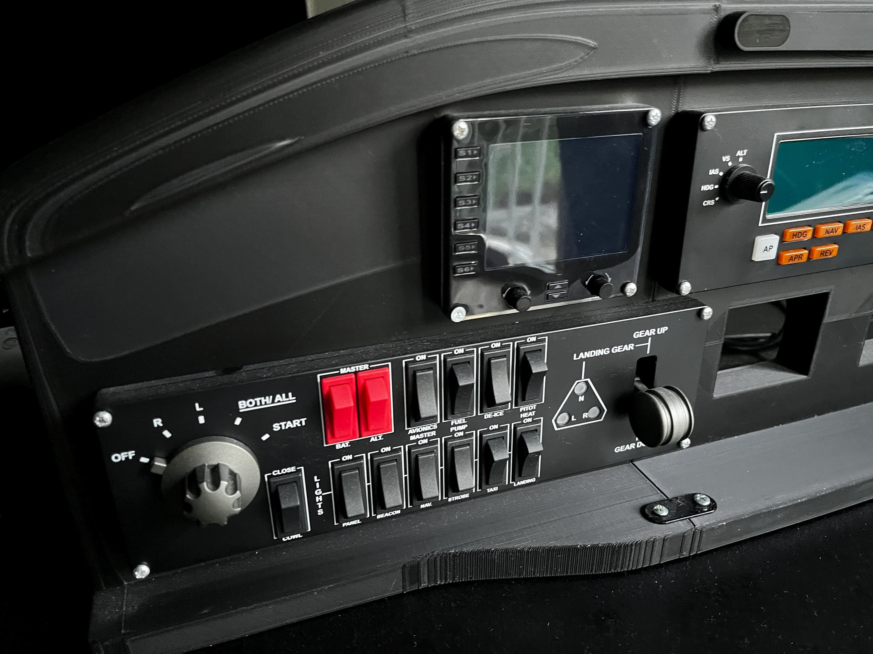 Dijital STL File Flight Simulator Cockpit for Logitech & Saitek Panels ...