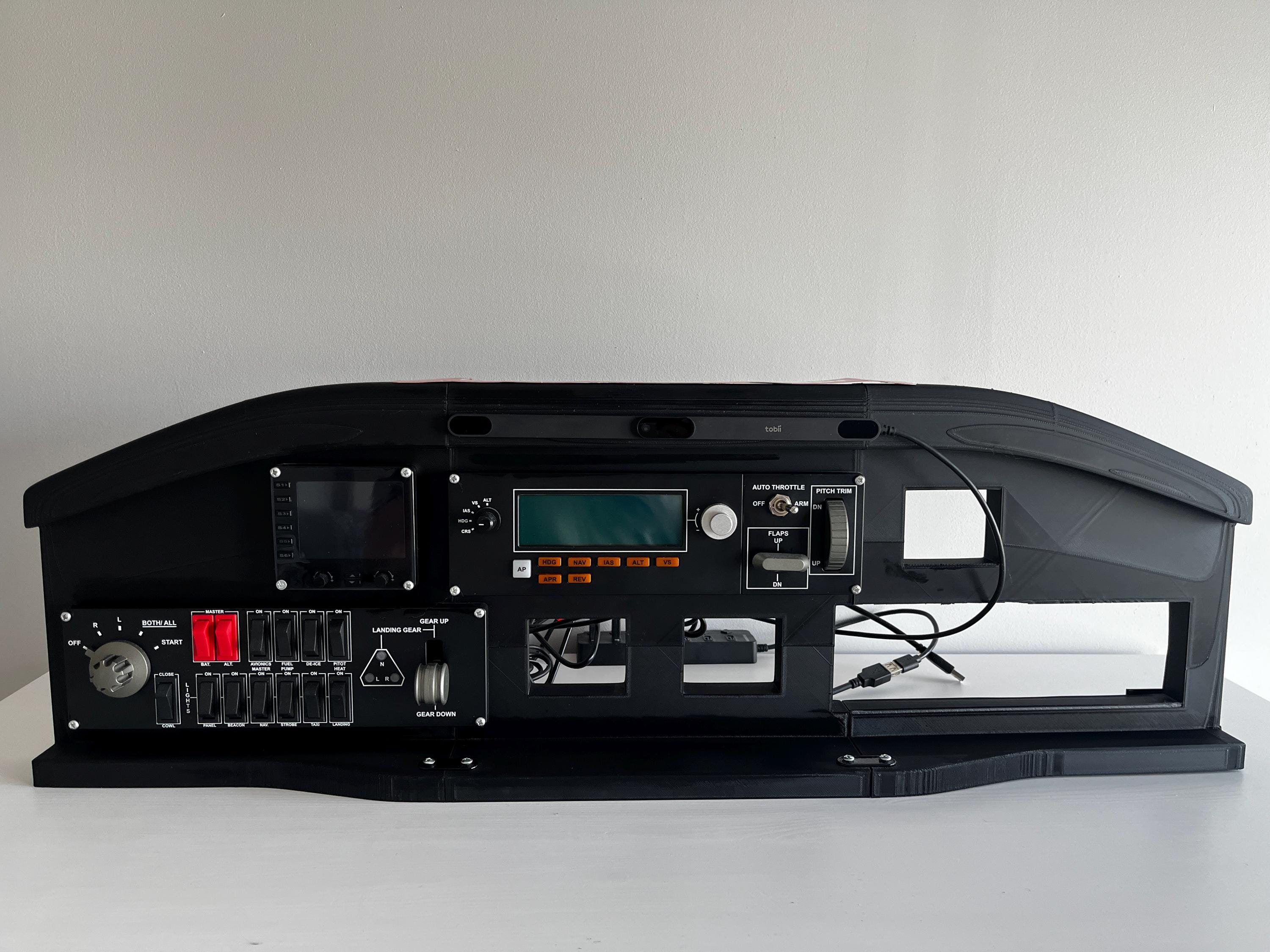 Dijital STL File Flight Simulator Cockpit for Logitech & Saitek Panels ...