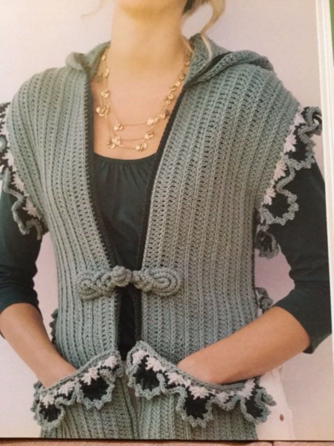 Princess Anne Vest Nicky Epstein - Etsy