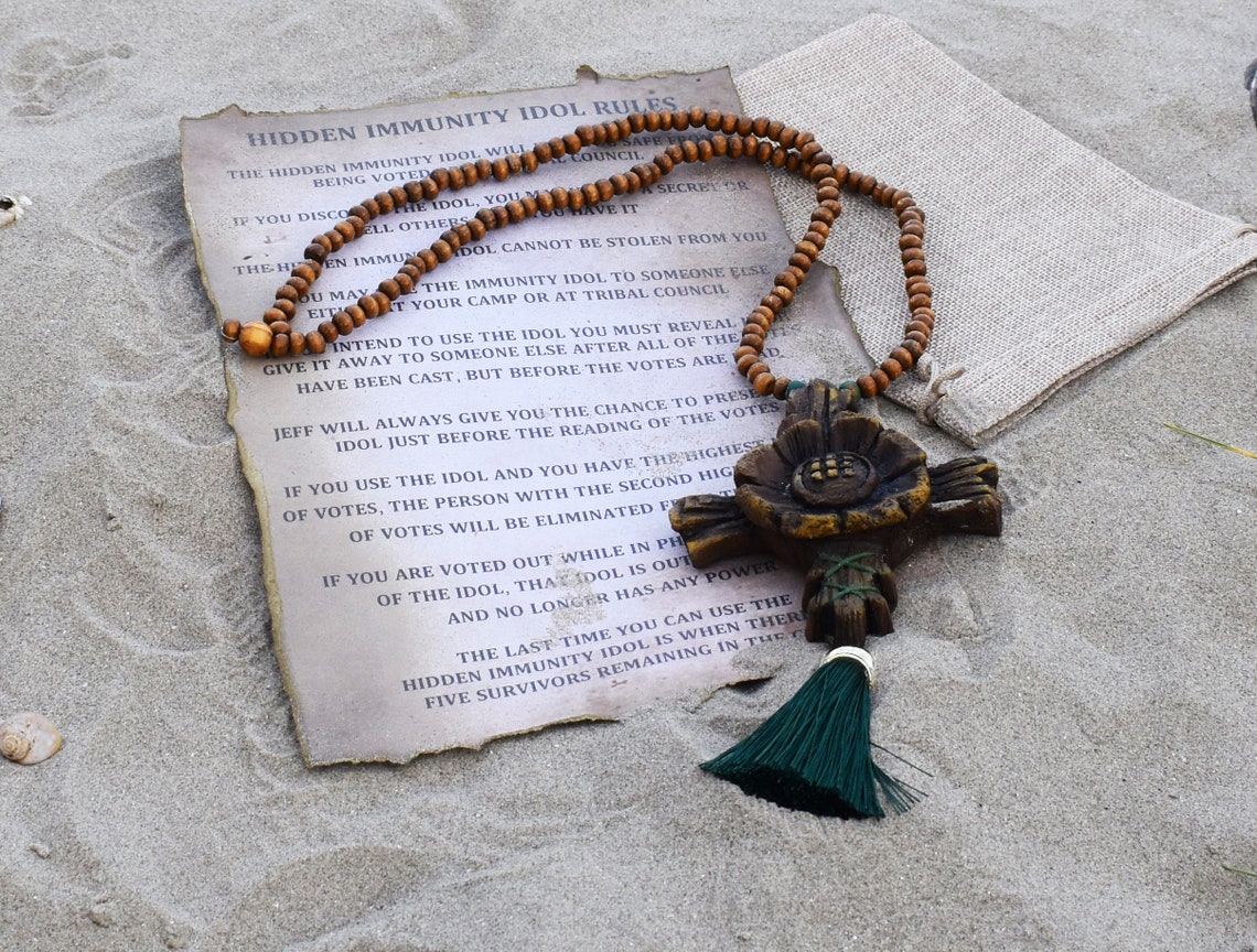 Survivor Hidden Immunity Idol Season 31 Cambodia Prop Replica - Etsy