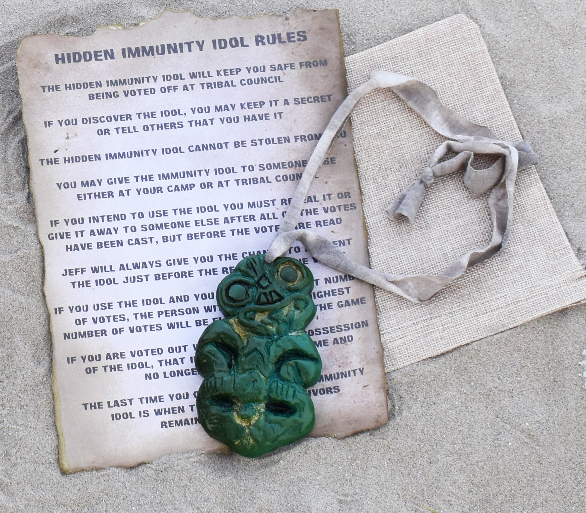 Survivor Hidden Immunity Idol Season 20 Heroes Vs Villains | Etsy Canada