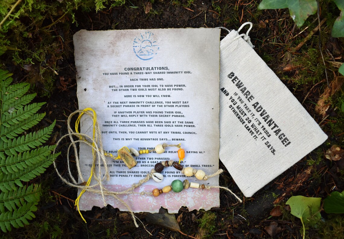 Survivor Season 41 Beware Advantage All Three Idols free | Etsy