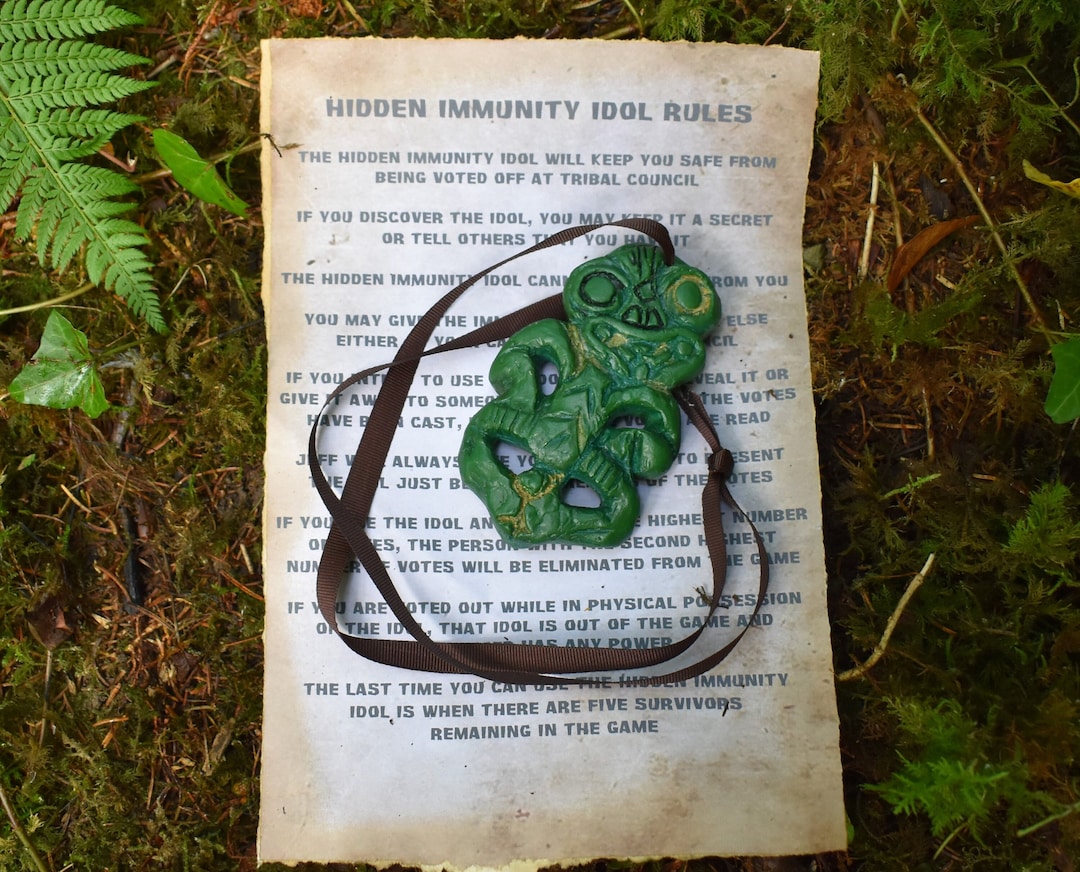 Survivor Hidden Immunity Idol Season 20 Heroes Vs Villains Tribal Prop ...