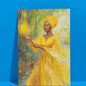 Oshun Mirror Art Print – Yoruba Goddess Digital Download - Etsy