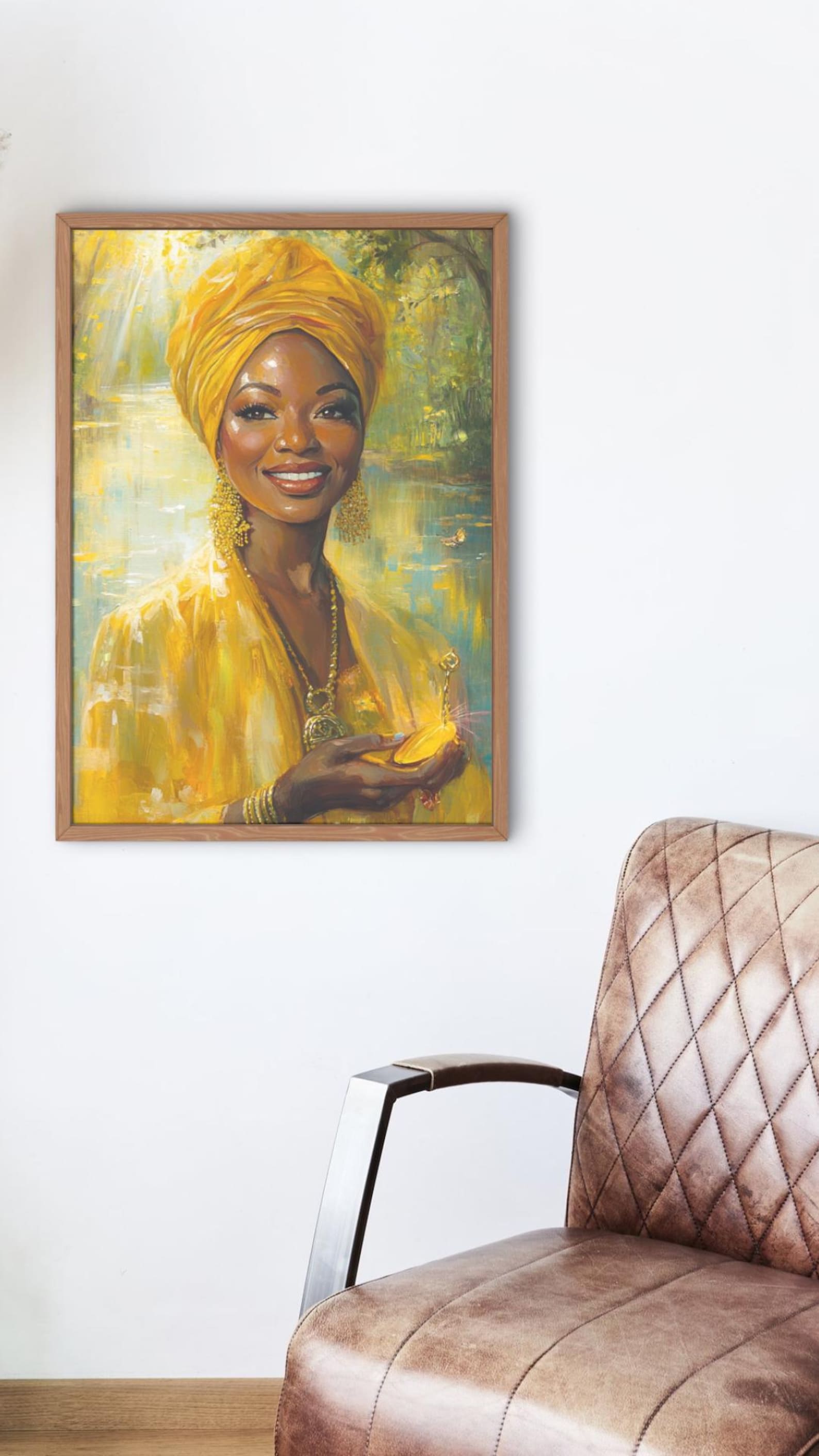 Oshun Divine Mirror Butterfly Printable – Afro Spiritual Goddess ...