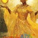 Oshun Goddess Art Print – Yoruba Orisha, Afro Divine Feminine (digital ...