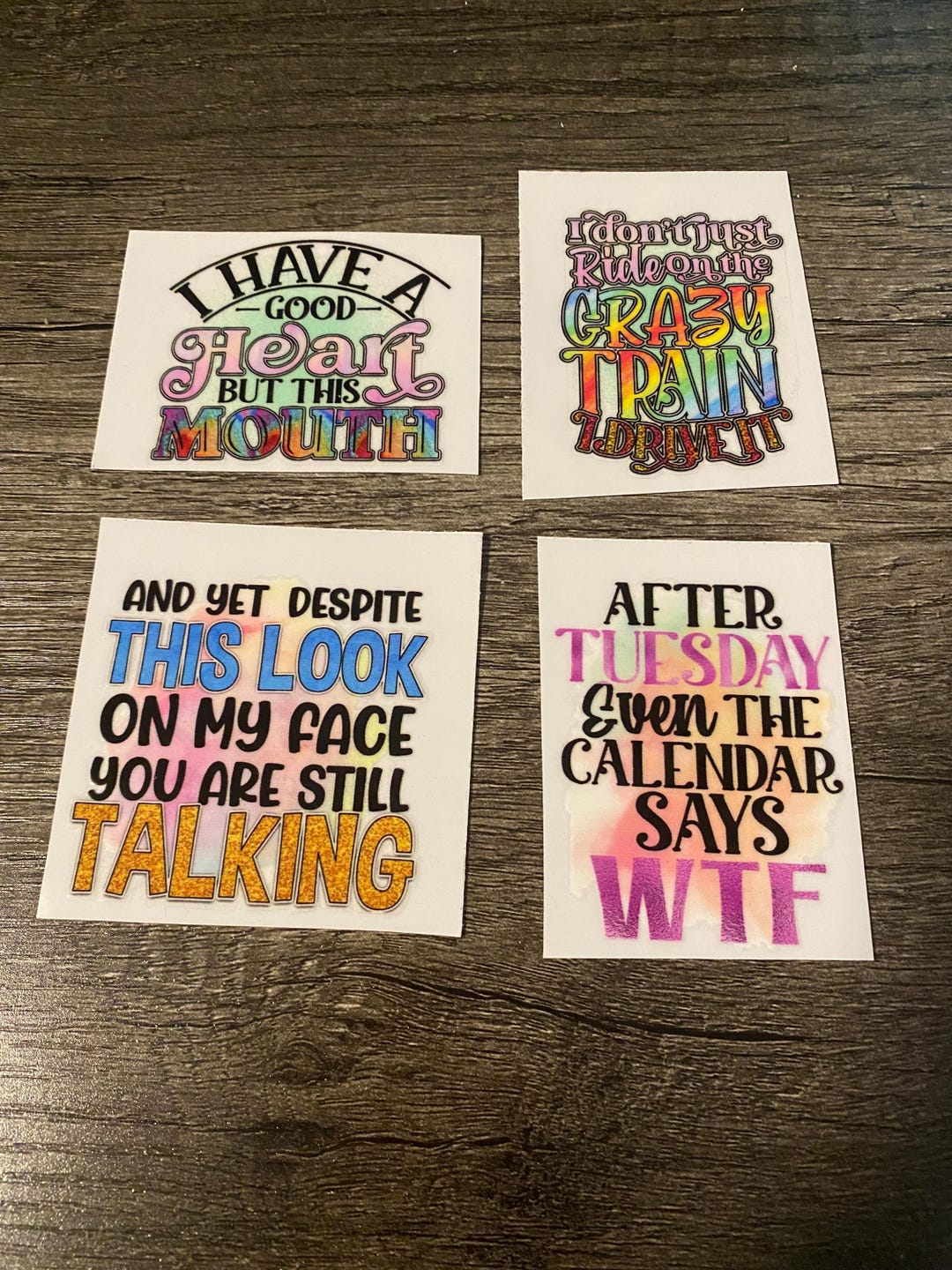 Direct Transfer Stickers of Funny and Sassy Quotes - Etsy