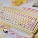Pixel Kitten Keycaps: 132-key PBT Cherry Profile Anime Set - Etsy