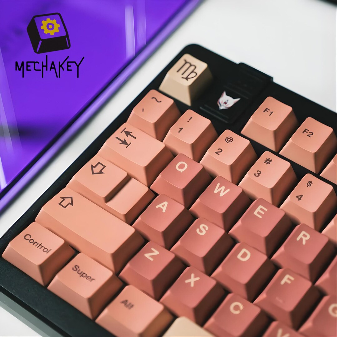 Celestia Virgo Glyph Keycaps 143 Keys Cherry Profile PBT Dye Sub ISO ...