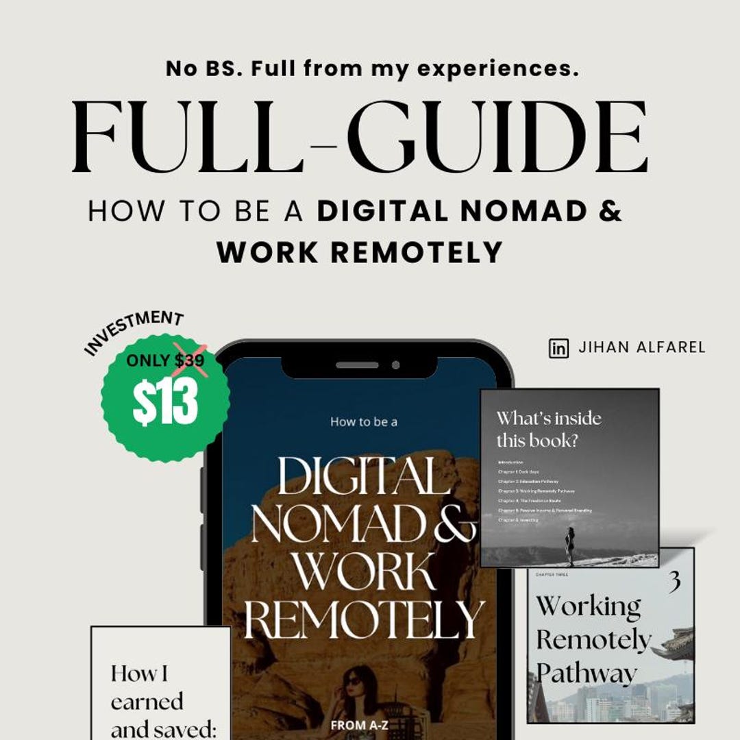 Full Guide: How to Be a Digital Nomad & Work Remotely - Etsy