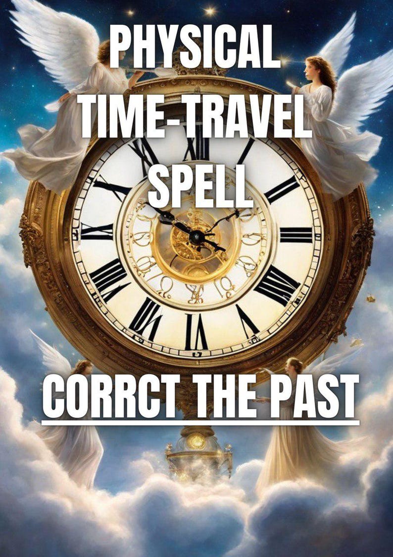 Physical Time Travel Spell (correct Your Past) - Etsy