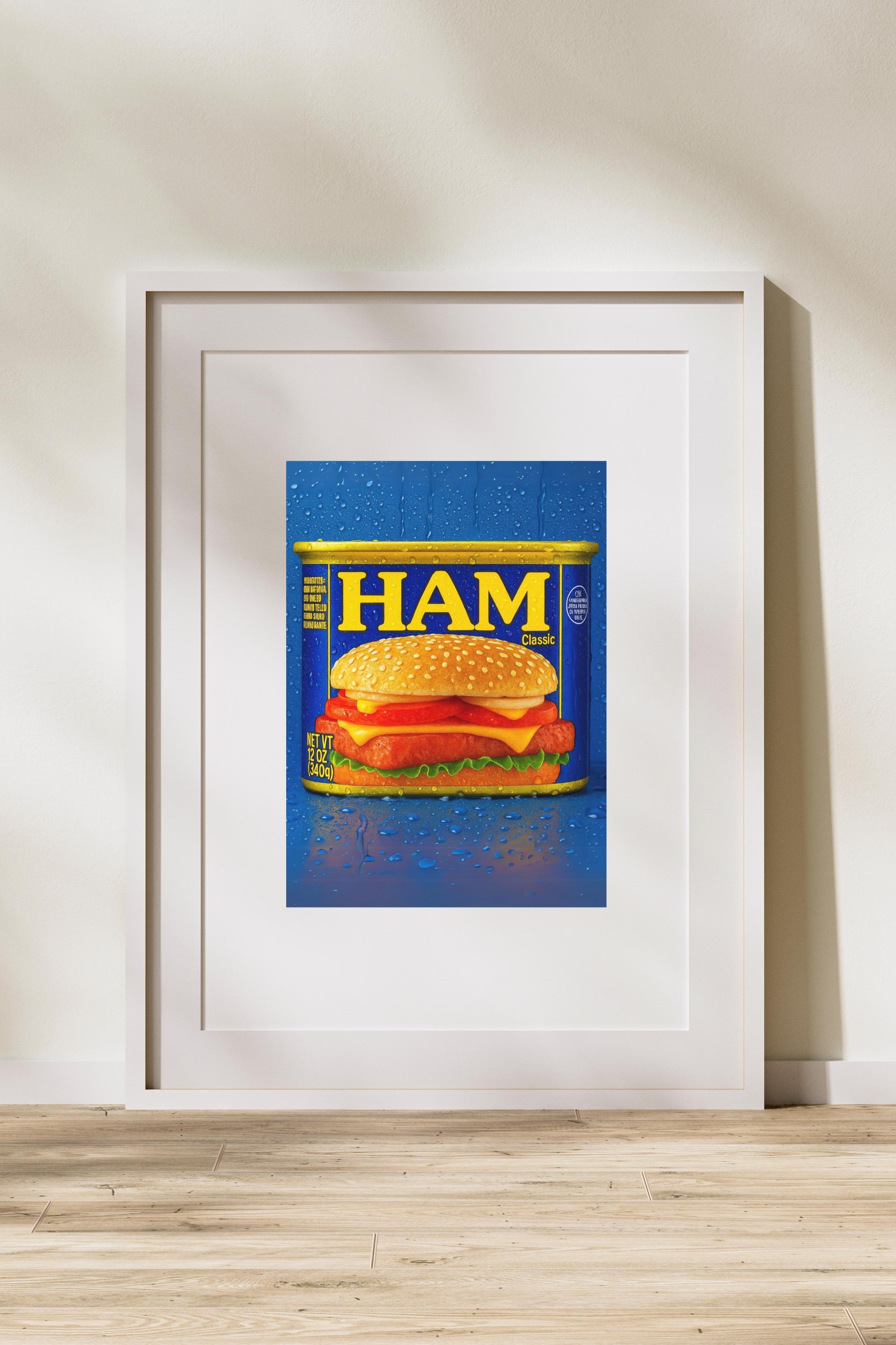 HAM (SPAM) Classic Retro Can Label – Printable Vintage-style Kitchen ...