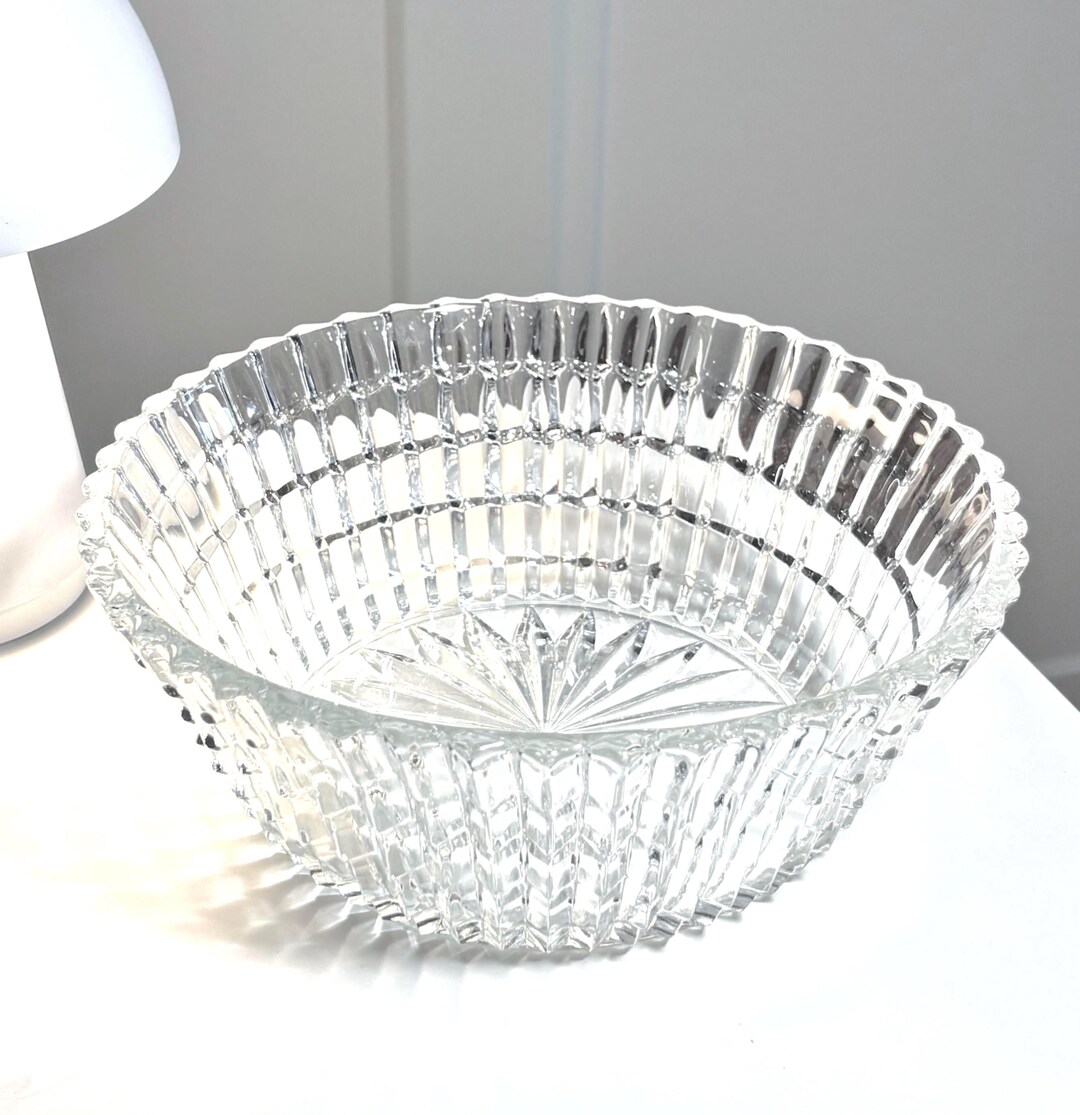 Bohemian, Crystal Bowl – 23 Cm Cut Glass | Czech Crystal – Elegant ...