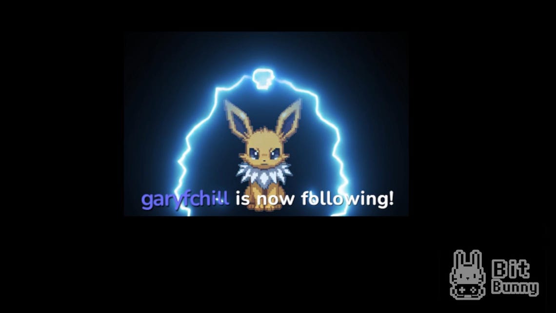 Twitch Alert – Pokemon Jolteon Thunderbolt Animation | Transparent Webm ...