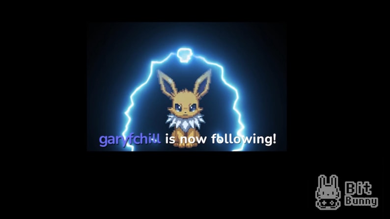Twitch Alert – Pokemon Jolteon Thunderbolt Animation | Transparent Webm ...