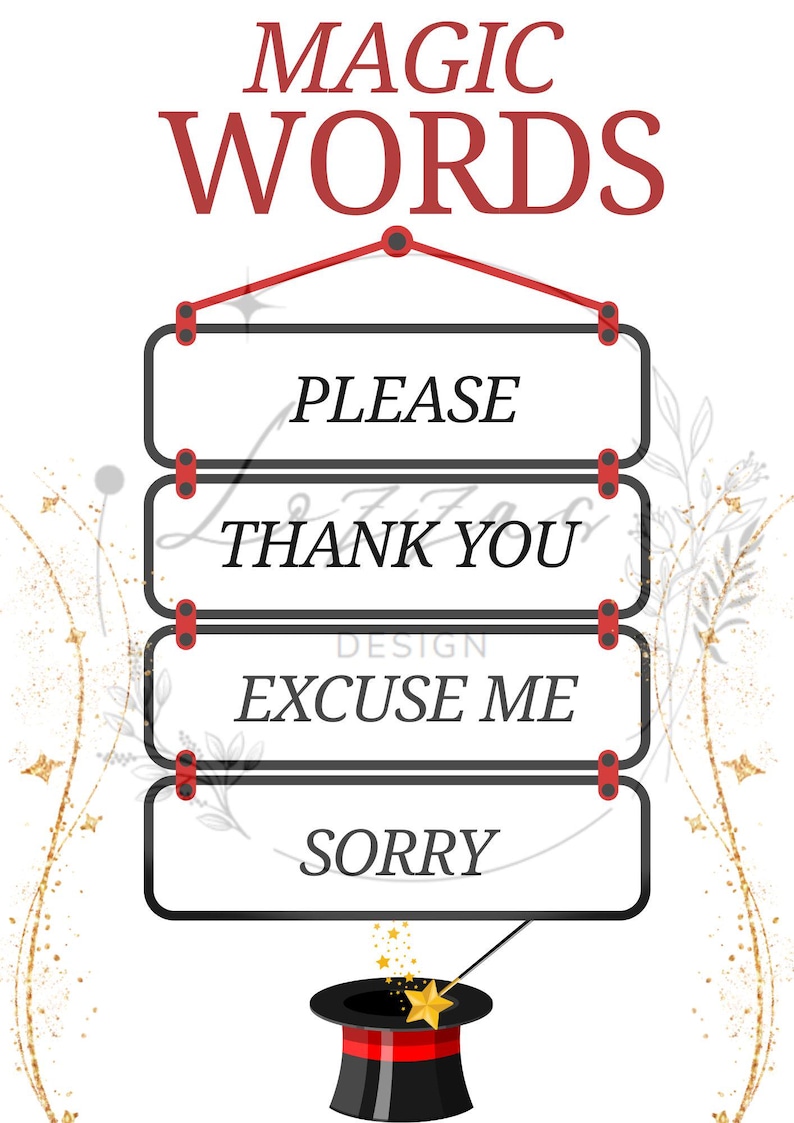 Manners, Classroom Manners, School, Teachers, Magic Words - Etsy