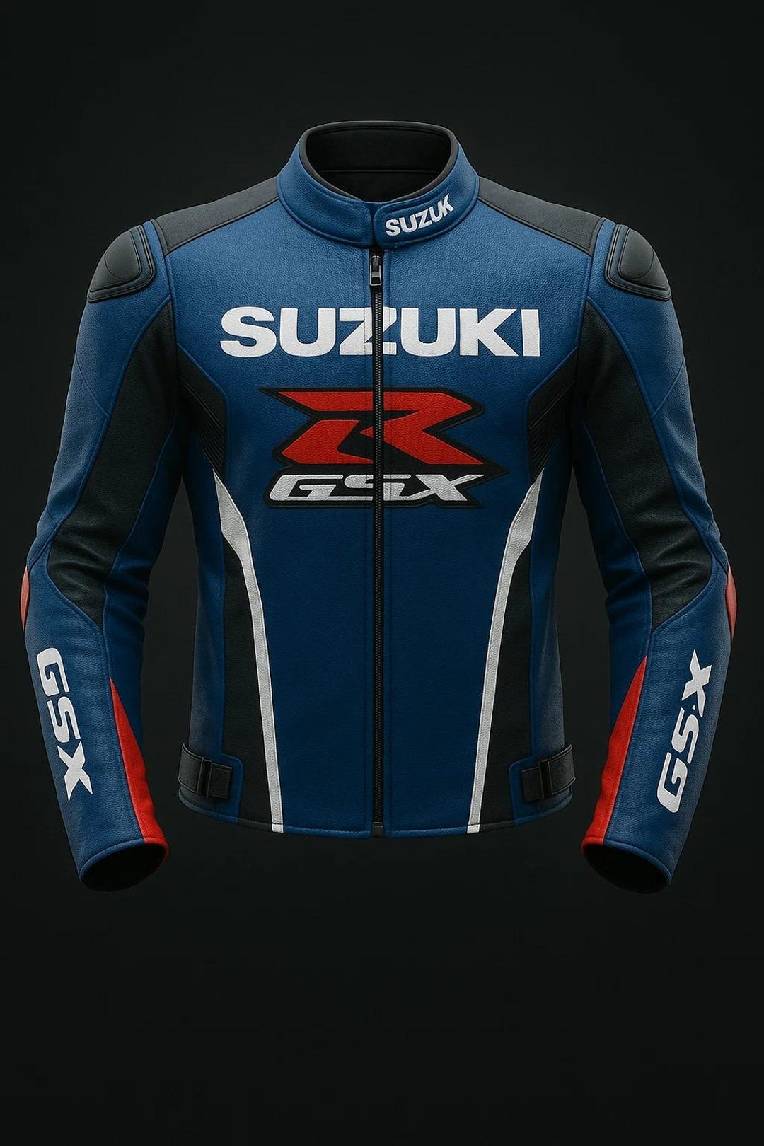 Suzuki GSX-R Leather Racing Jacket: Cowhide Biker Style - Etsy