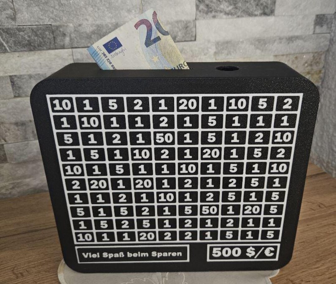 Money Box, 500 Euro Money Box | 3D Printing - Etsy
