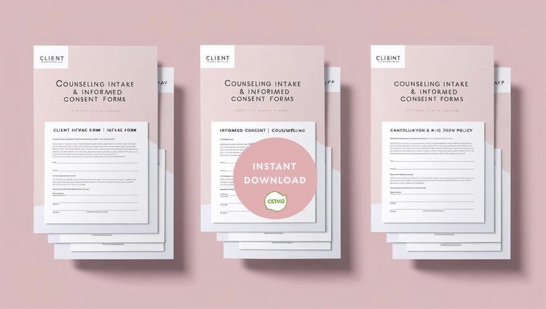 Client Intake Form Template – Editable PDF & Canva | Business, Coaching ...