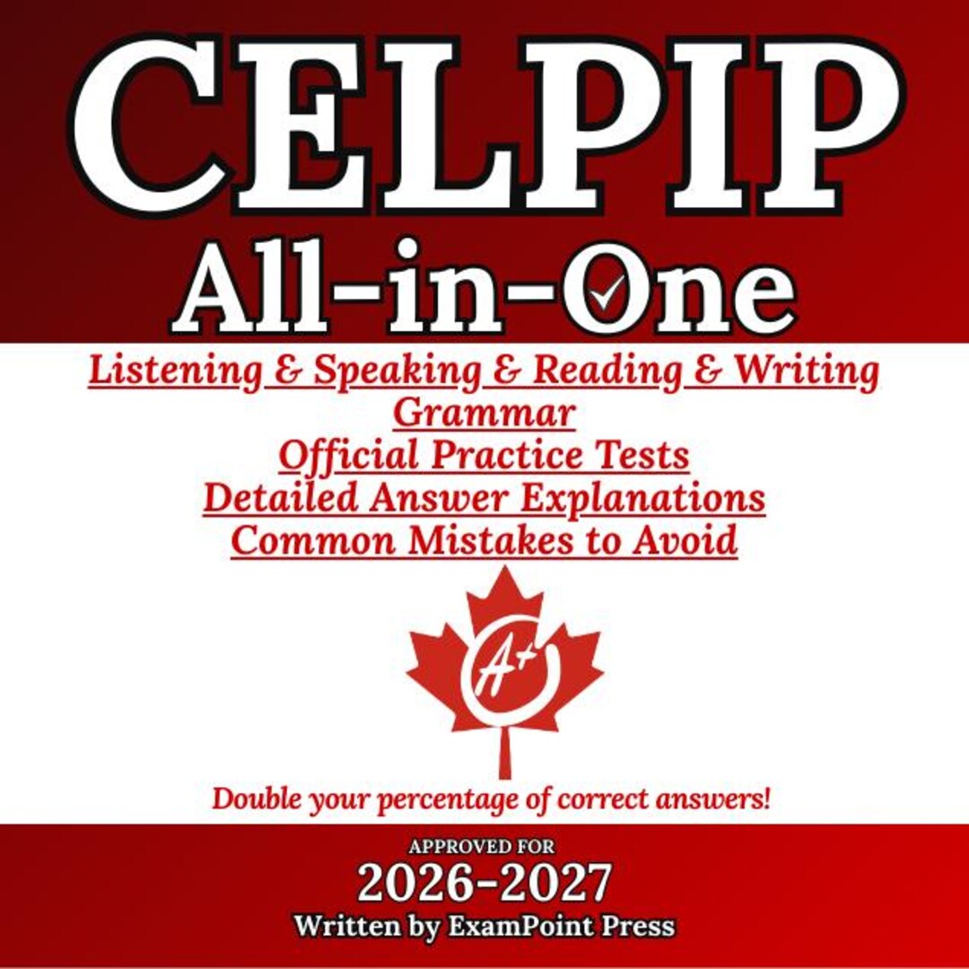 CELPIP All-in-one:writing, Speaking, Reading, Listening, Grammar With ...
