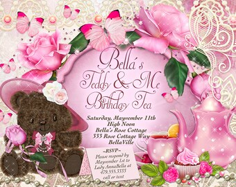 Teddy Bear Tea Party - Etsy