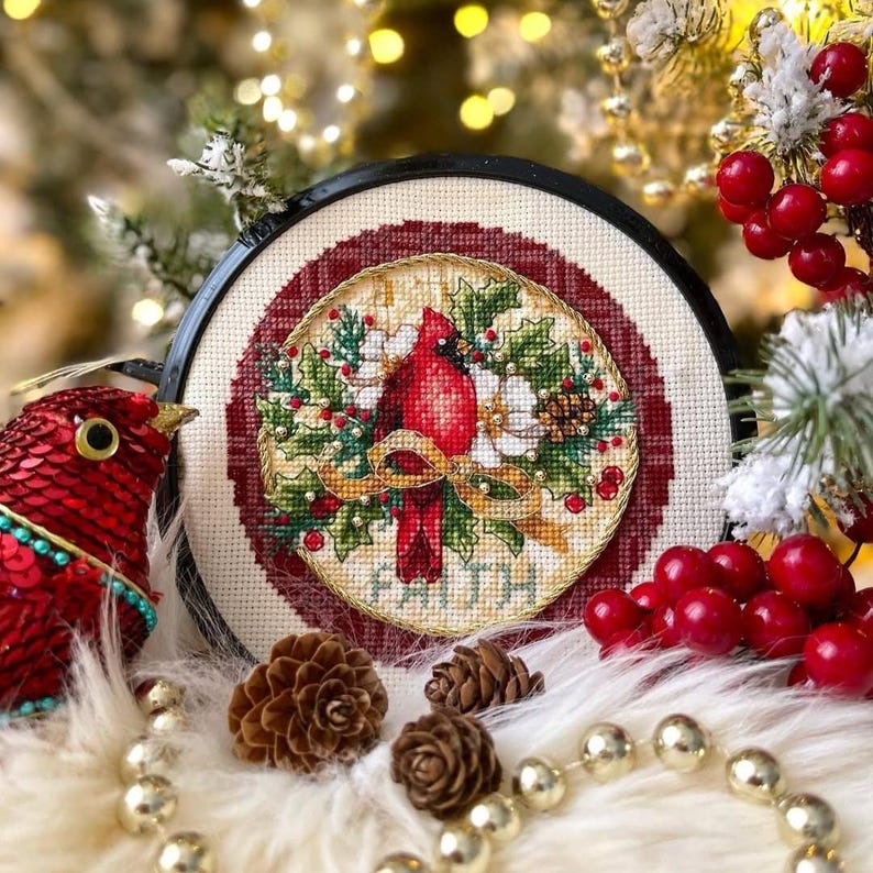 Set of 6 Christmas Cross Stitch Pattern, PDF + XSD SAGA, Old World ...