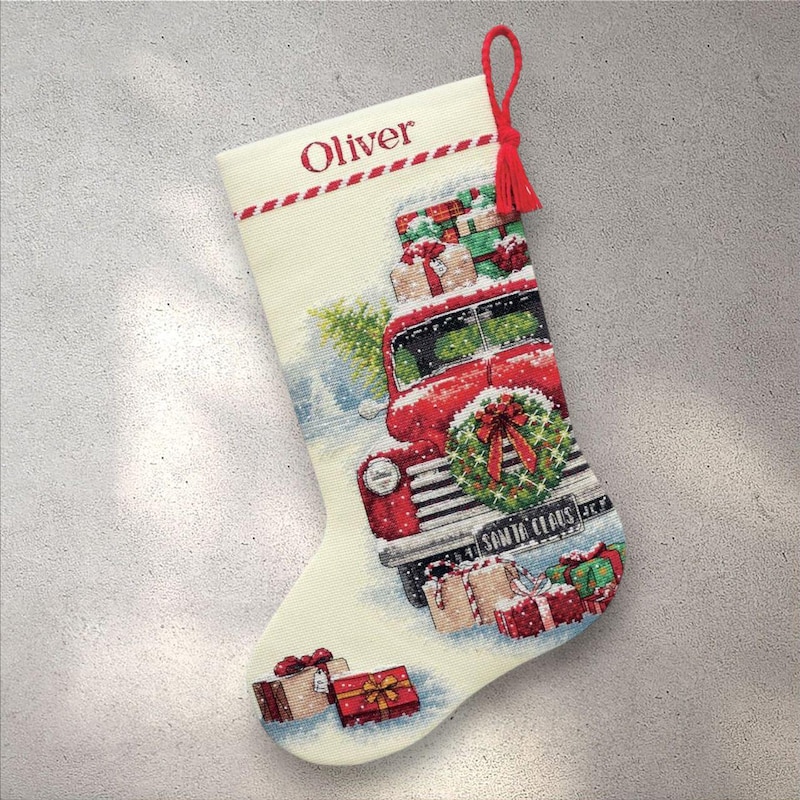 Cross Stitch Stocking Car - Etsy