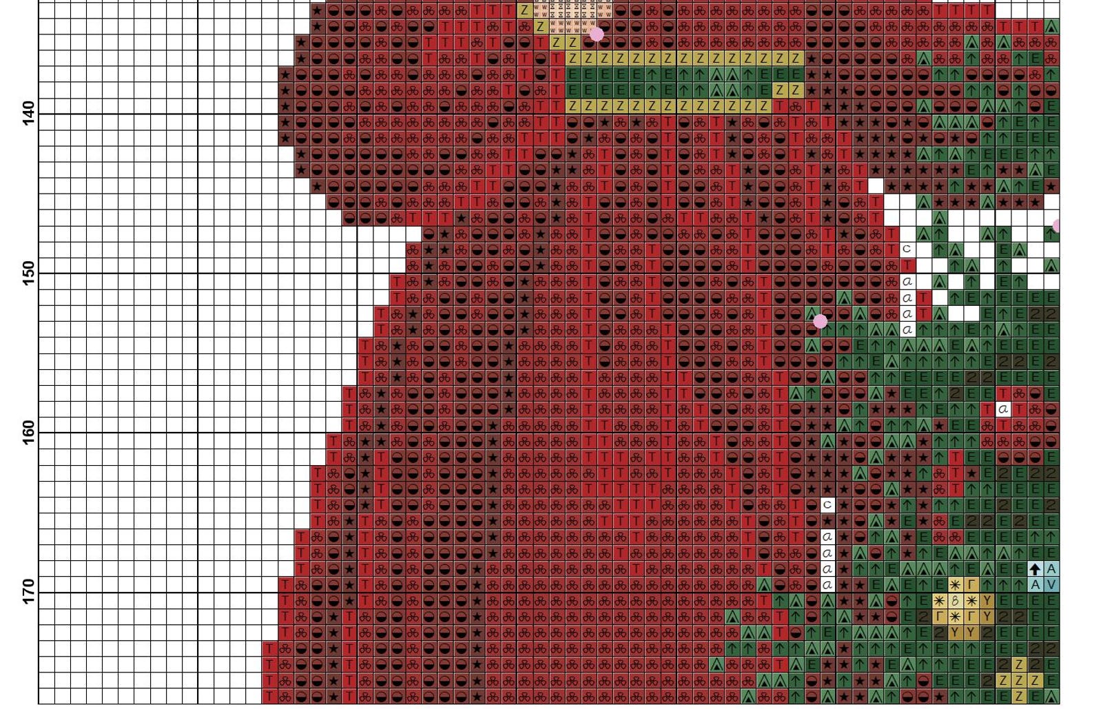 Cross Stitch Pattern Oh, Christmas Tree, PDF + Xsd SAGA, Christmas ...