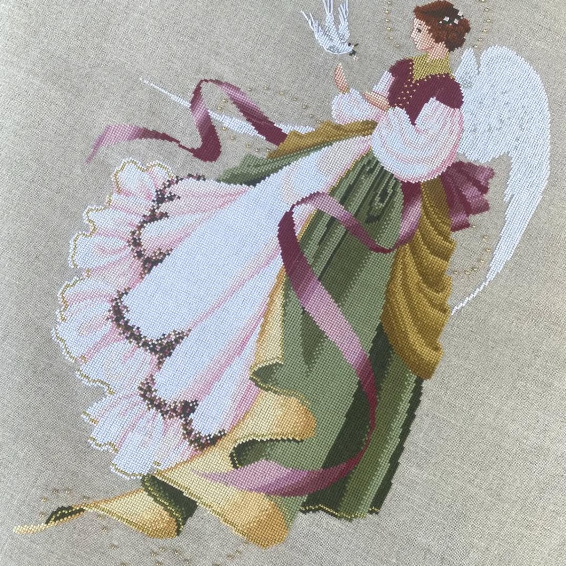 Digital Cross Stitch Pattern Angel of Grace, PDF + Xsd SAGA, Cross ...