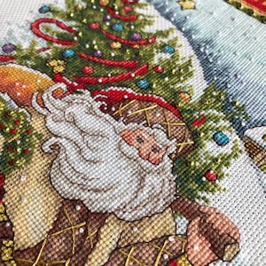 Santa Journey Stocking, Cross Stitch Pattern PDF + SAGA, Christmas ...