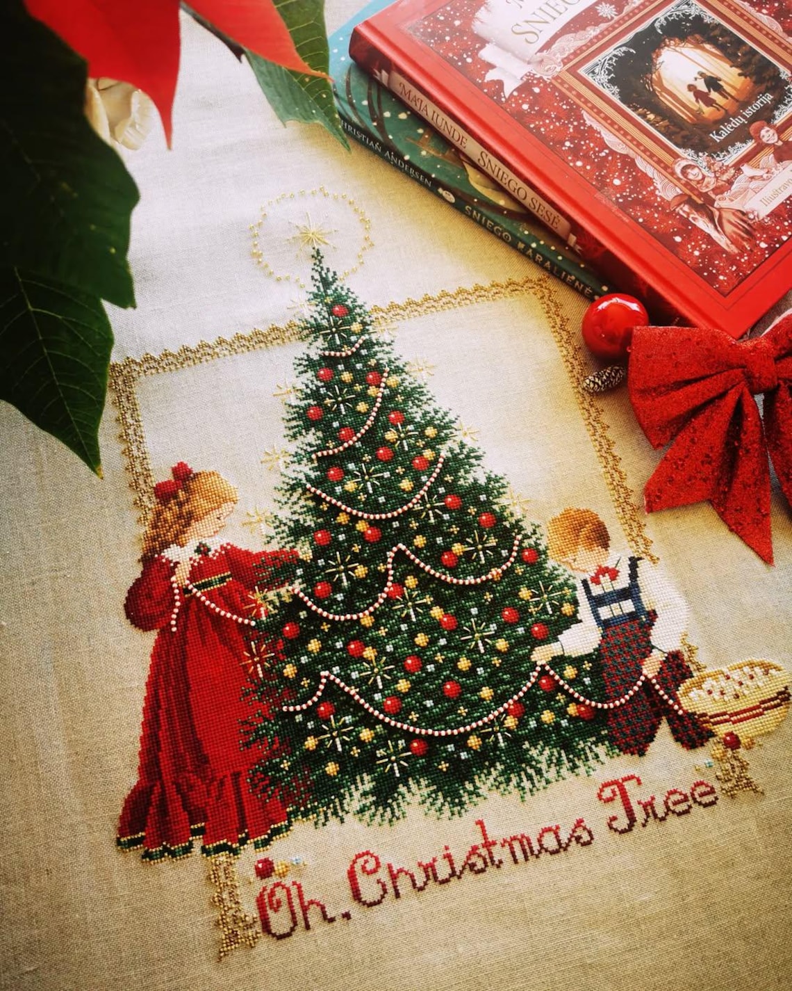 Cross Stitch Pattern Oh, Christmas Tree, PDF + Xsd SAGA, Christmas ...