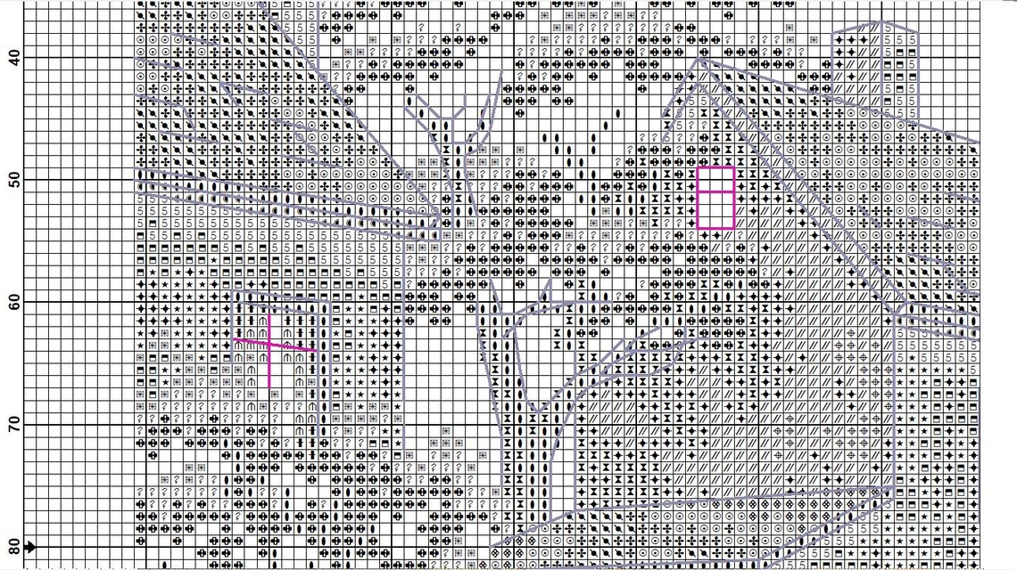 Cross Stitch Pattern Village Canal, PDF + Saga, Bridge, House, River ...