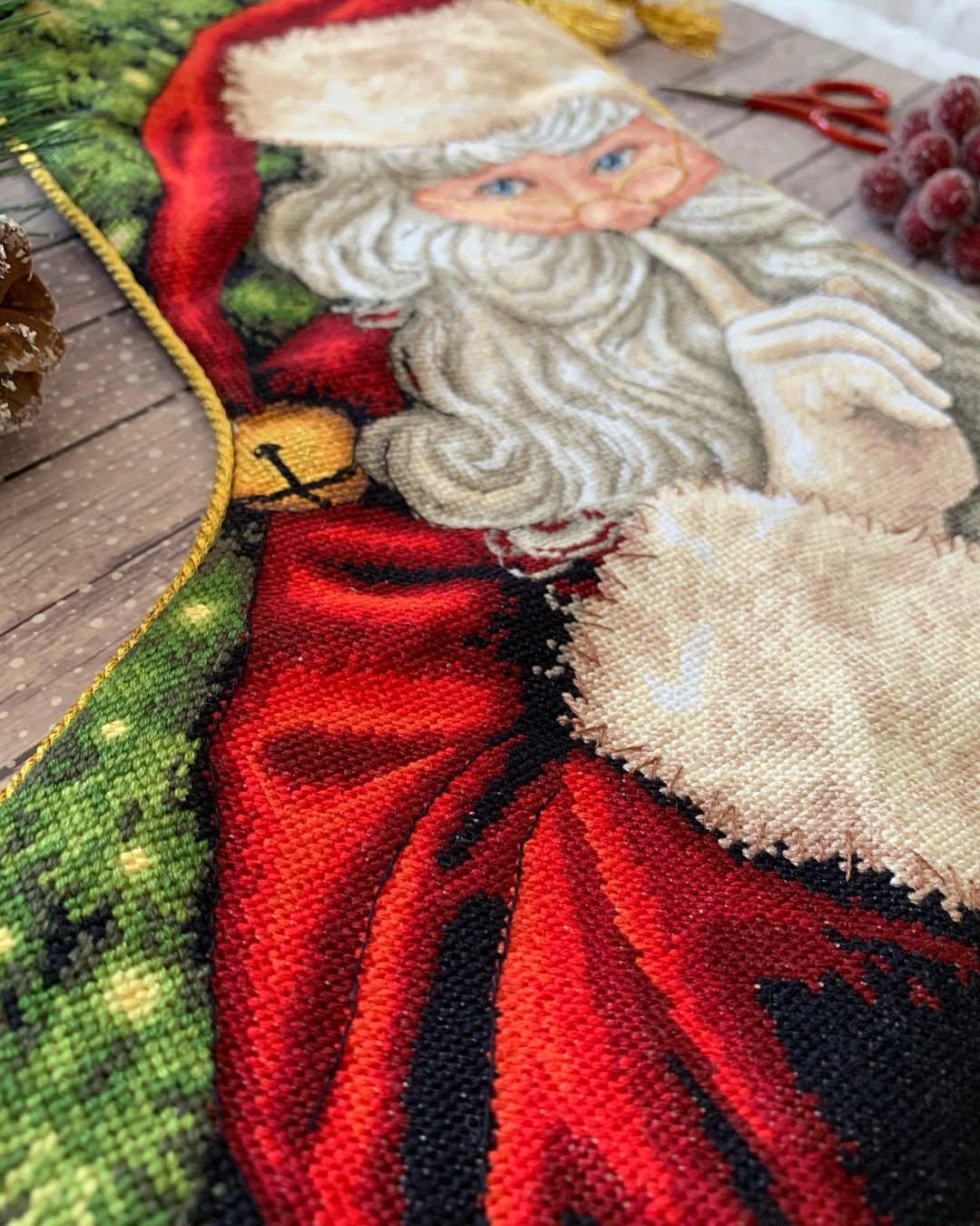 Cross Stitch Pattern Secret Santa Stocking PDF + Xsd SAGA, Christmas ...