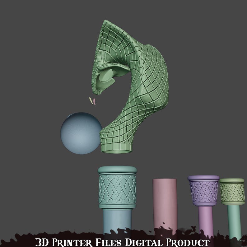 President Loki Cosplay Cane 3D Printer Files Digital Product - Etsy