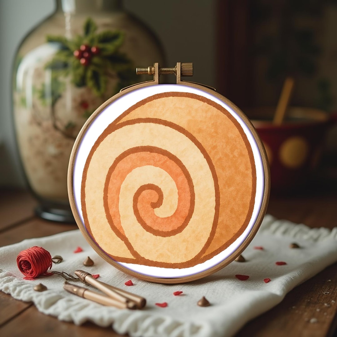 Cinnamon Roll_2 Cross Stitch Pattern - Cinnamon Roll_2 - Instant ...