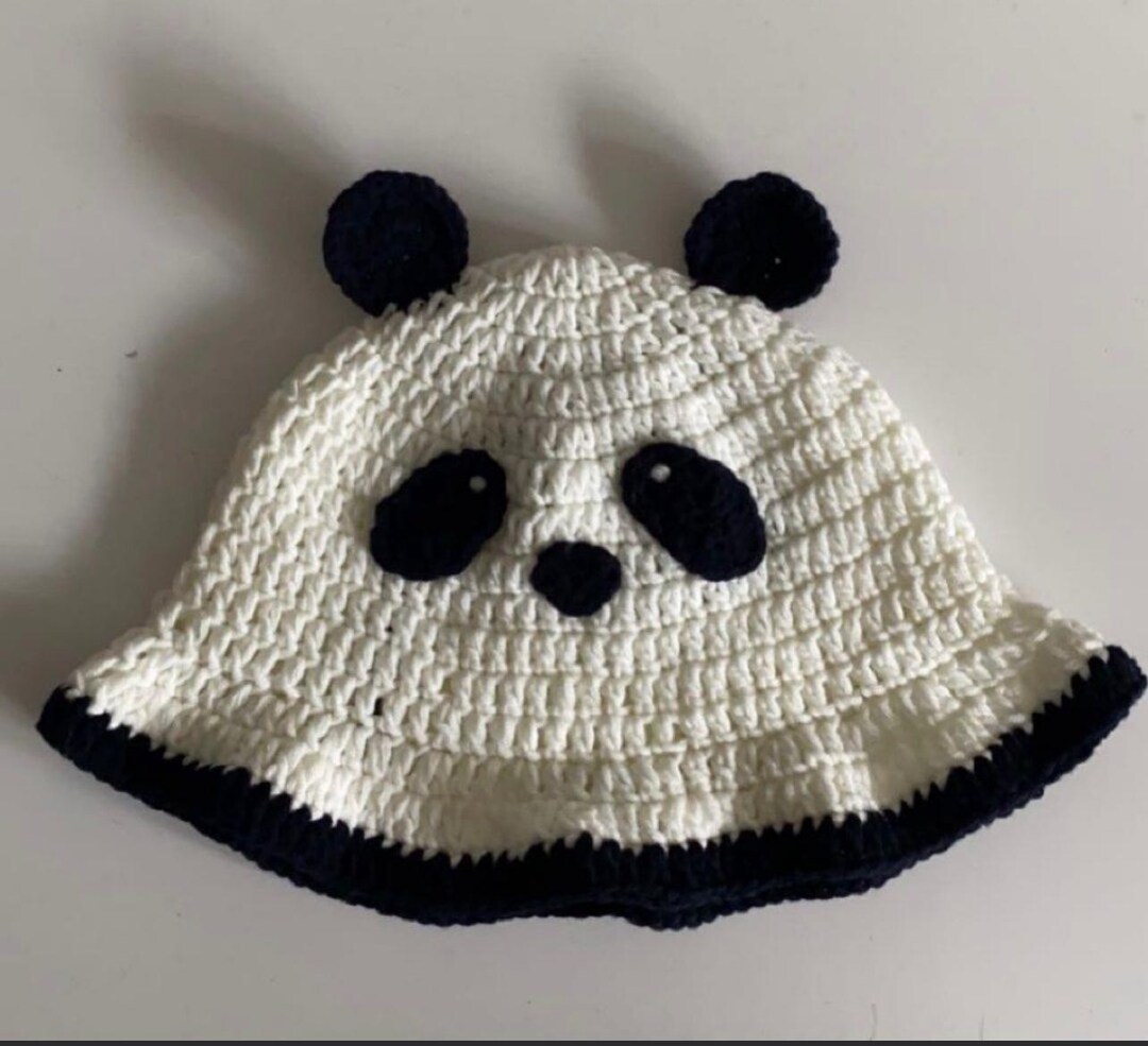 Crochet Panda Bucket Hat Pattern ( PDF Only ) - Etsy