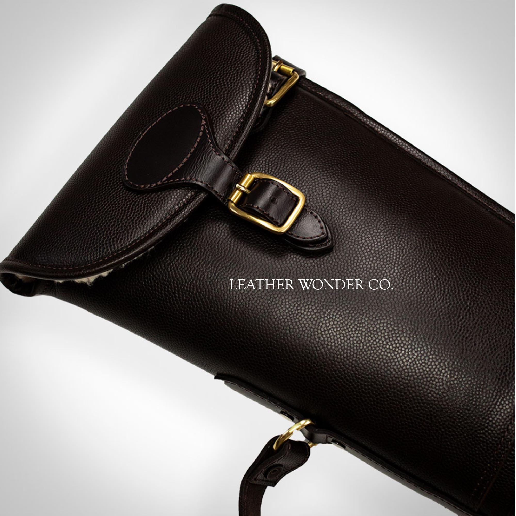 Custom Leather Gun Case, Shotgun Sleeve, Rifle Cover, Leather Scabbard ...